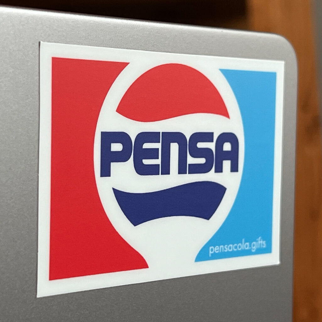 Pensacola Gifts – Pensa-Cola Sticker